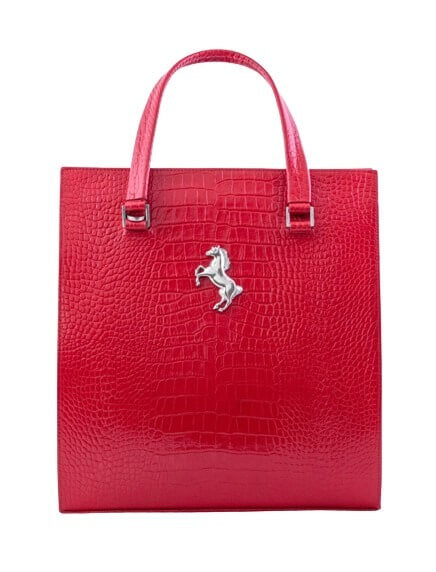 Cartera Big Horse Croco Rojo - Elegancia en Cuero de Textura Exótica ...